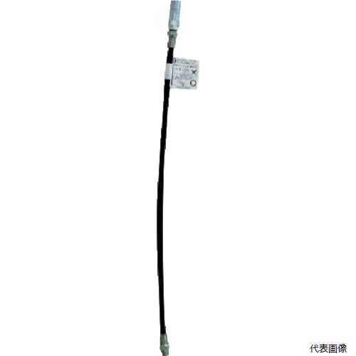 【特長】 ●様々な角度に対応したチャッキング式のグリースガン専用ノズルで噛み込み式なので安定したグリースアップが可能です。 ●ハイドロリックニップル用です。 ●フレキシブルタイプです。 【仕様】 ●全長(mm)：450 ●ノズル接続ねじ：R...