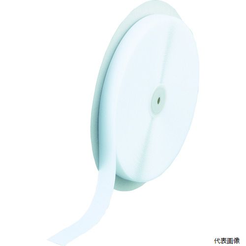 【特長】 ●繊維製品なので軽く、お好みのサイズにカットでき、縫製取付や加工が容易にできます。 【用途】 ●さまざまな商品の固定に。 ●色：白 ●幅(mm)：16 ●長さ(m)：25 ●厚さ(mm)：1.9 ●縫製取付タイプ 【材質／仕上】 ...