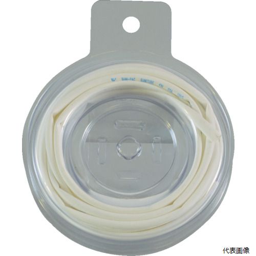 【特長】 ●1袋2m入りの使いきりサイズです。 【用途】 ●電線接続部、パーツ類の絶縁、保護はもとよりパイプの防食など多くの用途に応用が可能です。 【仕様】 ●色：白 ●収縮後肉厚(mm)：0.36 ●収縮前内径(mm)：2.0±0.2 ●...