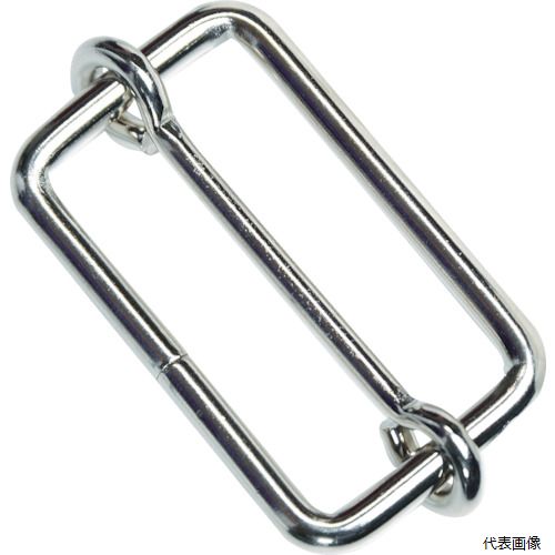 【特長】 ●簡単にPPベルトをしっかり結束できる専用金具です。 【用途】 ●PPベルト専用金具。 ●金具の取り付け。 ●ベルトの長さ調整。 【仕様】 ●厚さ(mm)：3 ●最大使用荷重(kg)：30 ●適合幅(mm)：30 ●横(mm)：3...