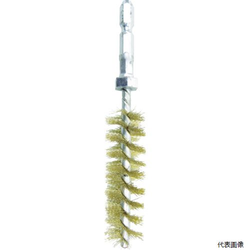 【特長】 ●六角軸タイプなので電動工具に簡単に装着できます。 ●異径線を使用。丸線ネジリブラシの約4倍の軸強度です。 ●ドライバーに装着しやすいストップナット付きです。 ●先端は緩衝用に樹脂加工しています。 【用途】 ●ステンレス、アルミ製...