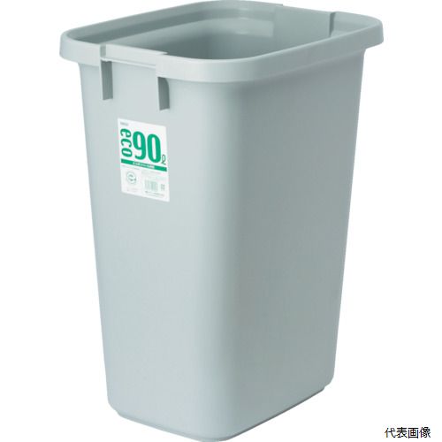 【特長】 ●再生ポリプロピレンを使用した環境配慮製品です。 【仕様】 ●色：グレー ●間口(mm)：390 ●奥行(mm)：490 ●高さ(mm)：640 ●容量(L)：70 ●グリーン購入適合品 ●エコマーク認定品 ●フタロック式 【材質...
