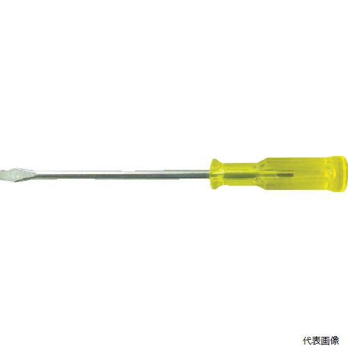 【特長】 ●高精度な日本製のプラスチック柄ドライバーです。 【仕様】 ●刃先：［［−］］8.0 ●軸長(mm)：150 ●全長(mm)：245 ●先端マグネット：磁力あり ●先端：マグネット入り 【材質／仕上】 ●軸：炭素鋼 ●グリップ：ア...