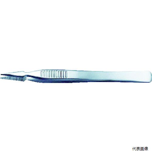 【特長】 ●先端が矢じり形になっており、丈夫にできているため、こじったりする作業に使用できます。 【用途】 ●多種多様の小物の保持に。 【仕様】 ●全長(mm)：125 ●幅(mm)：10 ●先端形状：矢形 【材質／仕上】 ●ステンレス(S...