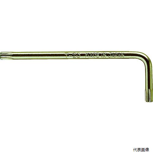 【特長】 ●トルクス［［R下］］ネジ用のレンチです。 ●いじり止めネジにも対応します。 【仕様】 ●刃先：T20 ●首下寸法(mm)：21 ●全長(mm)：71 【材質／仕上】 ●クロムモリブデンバナジウム鋼 【入数】 ●1個 他のサイズは...