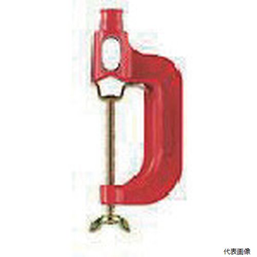 【特長】 ●アイランプホルダ用バイスです。 ●万力式に棒パイプはΦ50mm、平板は60mmまで取付けできます。 ●移動を必要とする工事現場の照明に使用します。 【用途】 ●投光用 【仕様】 ●長さ(mm)：162 ●色：赤 ●適合ホルダ：S...