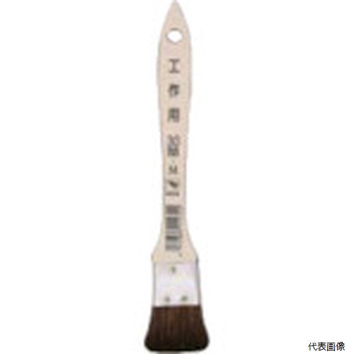 【特長】 ●小物の塗装に向いています。 【用途】 ●工作用に。 【仕様】 ●刷毛幅(mm)：30 ●毛丈(mm)：28 ●玉厚(mm)：7 ●全長(mm)：200 ●適合塗料：水性○油性○ニス△薬品× ●30mm幅 【材質／仕上】 ●毛材：...
