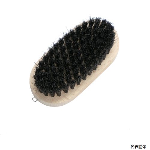 【特長】 ●手に握りやすい形です。 【用途】 ●器具・衣類用。 【仕様】 ●毛材：豚毛 ●行数(行)：7 ●植付(mm)：105 ●毛丈(mm)：20 ●全長(mm)：120 ●幅(mm)：58 ●高さ(mm)：36 ●4寸ブラシ 【材質／...