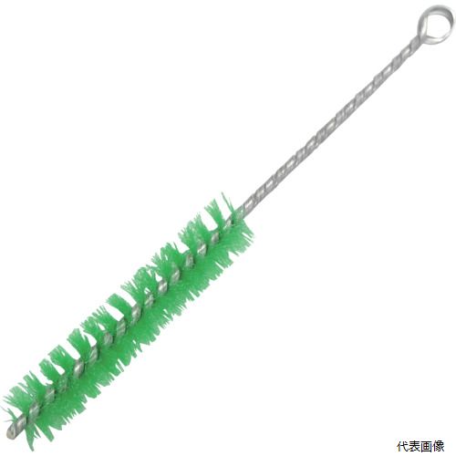 【特長】 ●パイプ・隙間用のネジリブラシです。 【用途】 ●パイプ・隙間用。 【仕様】 ●毛材：PP ●線径(mm)：0.2 ●全長(mm)：220 ●外径(mm)：20 ●ブラシ部長さ(mm)：100 ●軸径(mm)：4 ●適合内径(mm...