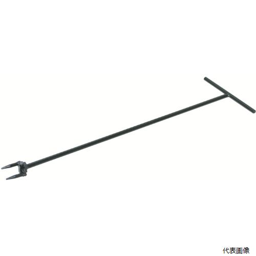 【特長】 ●ピン幅が調整可能でバルブサイズに合わせ対応できます。 【用途】 ●水栓バルブ、消火バルブ開けに。 【仕様】 ●全長(mm)：1000 ●ピン可動幅(mm)：40〜75 ●軸径(mm)：16 【材質／仕上】 ●鉄SS材 【入数】 ...