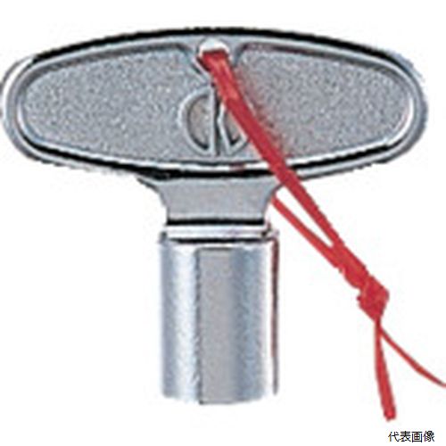 【特長】 ●当社の共用水栓（呼13〜25）のスピンドル先端の形状は同じため、全て790-706をご使用いただけます。 【仕様】 ●適合本体：呼び13〜25のカクダイ共用水栓 ●幅(mm)：44 ●高さ(mm)：38.5 ●色：シルバー ●1...