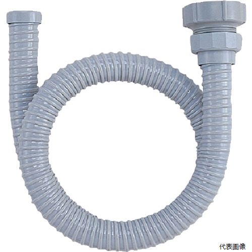 【特長】 ●取付ネジG11/2、G2兼用 ●ナット回転式 ●品番のうしろは長さ（m） 【仕様】 ●長さ(m)：1.5 ●取付ネジ：G11／2、G2兼用 ●流し台用ホース(ねじこみ式)40・50兼用 ●使用温度：1〜60℃ ●ホース寸法：外径...