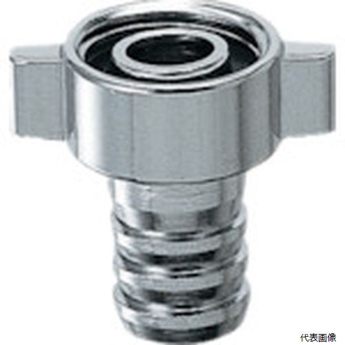 【特長】 ●屋外散水以外の用途に使用しないでください。 【用途】 ●カップリング水栓用。 ●散水栓用。 【仕様】 ●幅(mm)：15.5 ●高さ(mm)：33.0 ●ねじサイズ：G1/2 ●パッキン付 【材質／仕上】 ●黄銅 【入数】 ●1...