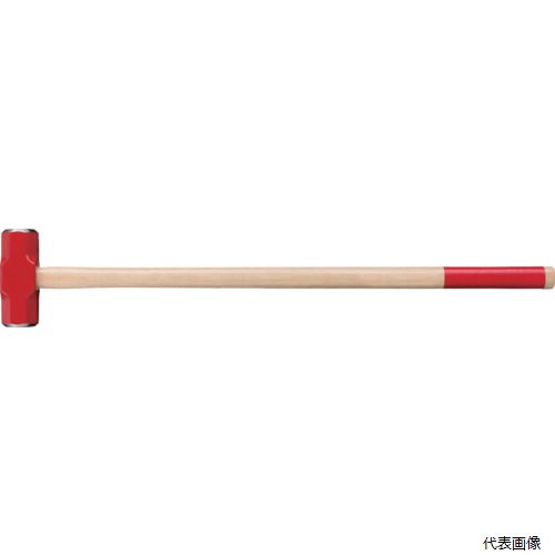【特長】 ●建築土木全般でよく使われています。 ●滑りにくいグリップ付きです。 【用途】 ●建築・土木作業全般。 【仕様】 ●呼称(ポンド)：6 ●頭径(mm)：55 ●頭長(mm)：148 ●全長(mm)：820 ●呼称：6ポンド ●頭部...