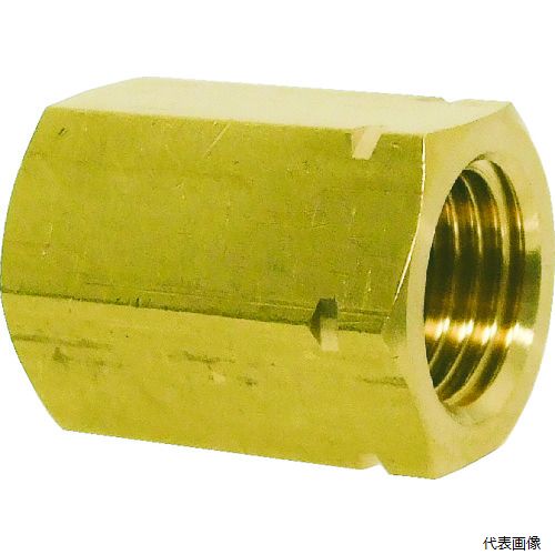 【特長】 ●GねじをPTねじに変換出来ます。ご注意：Gねじ側にはパッキンは付属されておりません。別途ご準備ください。 【用途】 ●各種エア配管。 【仕様】 ●接続口径D1：G1/4メネジ ●接続口径D2：Rc1/4 ●六角対辺(mm)：17...