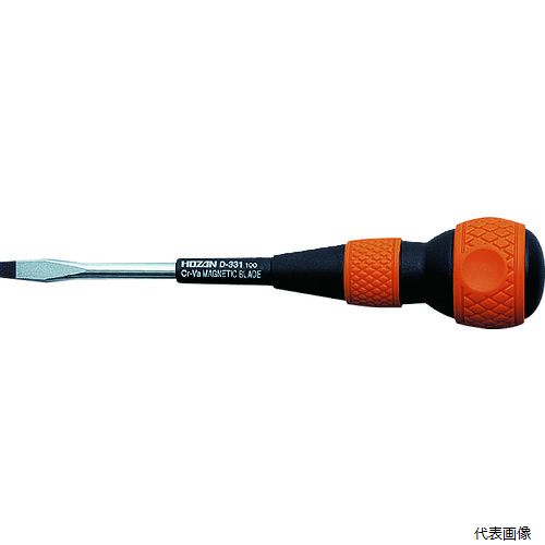 【特長】 ●柔らかいクッショングリップは握りやすく無駄なく回転力を伝えます。 ●D−332−100は第1／2種電気工事士技能試験推奨品です。 【仕様】 ●刃先：［［−］］6×1.0 ●軸長(mm)：100 ●全長(mm)：200 ●先端マグ...