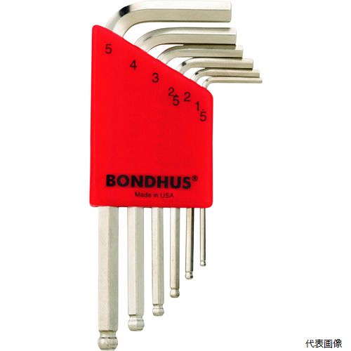 【特長】 ●斜めからでも作業できるボールポイントL-レンチです。 ●材質は硬度が高いプロテニアム合金鋼［［R上］］を使用しています。 【用途】 ●斜めからの作業に。 ●ボルトの早回しに。 【仕様】 ●セット内容(本)：6 ●セット内容(mm...