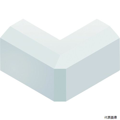 【特長】 ●取り付けはワンタッチです。 ●外曲がりの直角接続に使用します。 【用途】 ●外曲がりの直角接続に。 ●壁面の配線保護に。 【仕様】 ●色：ホワイト ●適合本体：SFM0号・SFT0号 ●厚さ(mm)：8.8 ●長さ(mm)：27...