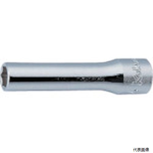 【特長】 ●スタンダードタイプの6角ディープソケットです。 【仕様】 ●差込角(mm)：6.35 ●対辺寸法(mm)：8 ●全長(mm)：50 ●対辺(mm)：8 【材質／仕上】 ●クロムモリブデン鋼 【入数】 ●1個 他のサイズはこちら ...