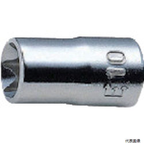 【特長】 ●E型トルクスソケットです。 【仕様】 ●差込角(mm)：6.35 ●全長(mm)：22 ●対辺寸法(mm)：E10 ●対辺(mm)：E10 【入数】 ●1個 他のサイズはこちら 在庫のない商品は検索に表示されない場合がございます　