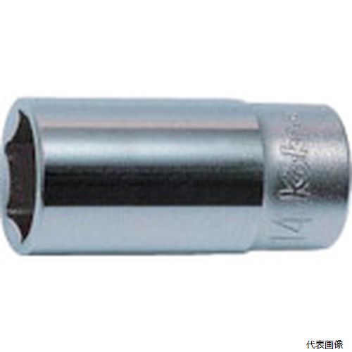 【特長】 ●セミロングソケット 【仕様】 ●差込角(mm)：9.5 ●対辺寸法(mm)：14 ●全長(mm)：40 ●対辺形状：6角 ●対辺(mm)：14 【入数】 ●1個 他のサイズはこちら 在庫のない商品は検索に表示されない場合がございます　