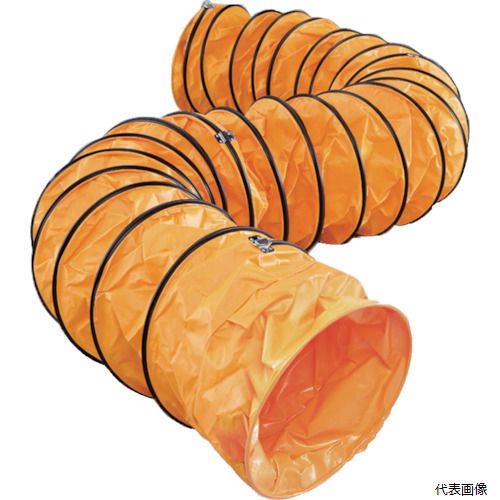 【特長】 ●硬鋼線の採用と強力なシーリングにより、復元力がありつぶれにくく丈夫です。 ●ダクトが5メートル以上必要な場合は、ダクトにダクトを接続してご使用いただけます。 ●伸ばした状態でも吊り金具が一定の並びを保ちます。 【用途】 ●送風機...
