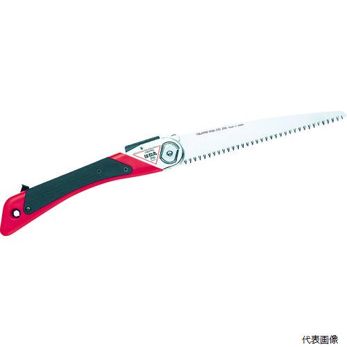【特長】 ●ワンタッチ自動飛び出し機構付です。 【用途】 ●仮枠・剪定用に。 ●仮枠・剪定用鋸 【仕様】 ●刃長(mm)：210 ●全長(mm)：450 ●折りたたみ時全長(mm)：240 ●適合替刃：HNB-210 ●刃ピッチ(mm)：3...