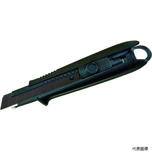 【特長】 ●オートロック式(ロック力25キロ)です。 ●ホルダー全体に焼入したステンレス鋼を採用しています。 ●ホルダー部がドライバーと同等の硬度なので、ねじを締めたり、つく、こじるが可能になりカッター本体を多機能工具として使用できます。 ...