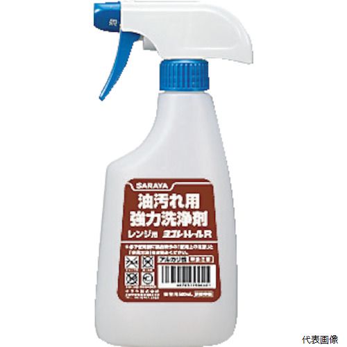 【特長】 ●油汚れ強力洗浄剤専用の小分け用詰替えボトルです。 ●ラベルの色を薬液ボトルと揃えているので、使用の目的が一目でわかります。 【用途】 ●油汚れ用強力洗浄剤用小分け容器 【仕様】 ●容量(ml)：500 ●タイプ：詰替用 ●奥行(...