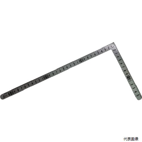 【特長】 ●安価な曲尺です。 【用途】 ●長さの測定、直角の確認やケガキ作業に。 ●長辺(mm)：330 ●短辺(mm)：163 ●幅(mm)：15 ●厚さ(mm)：1.3 ●目盛仕様：表：cm、裏：角目 ●長さの許容差：±0.2mm以下 ...
