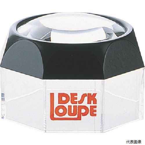 【特長】 ●ペーパーウェイトにもなるルーペです。 【用途】 ●新聞、辞書等の細かい文字を見る時に。 ●倍率(倍)：3.5 ●レンズ寸法(mm)：60 ●全長(mm)：78 ●レンズ倍率：3.5倍 【材質／仕上】 ●本体：アクリル ●レンズ枠...