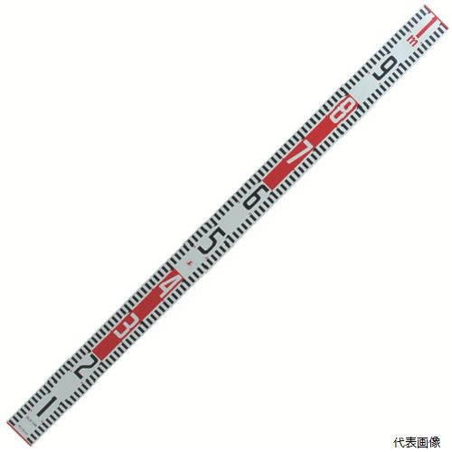 【特長】 ●アルミ製の薄くて軽い標尺です。 ●中央にリブを立て、衝撃に強い構造です。 【用途】 ●現場記録、写真撮影用。 【仕様】 ●幅(mm)：60 ●厚さ(mm)：6 ●全長(mm)：1000 【材質／仕上】 ●本体：アルミ ●先端部：...