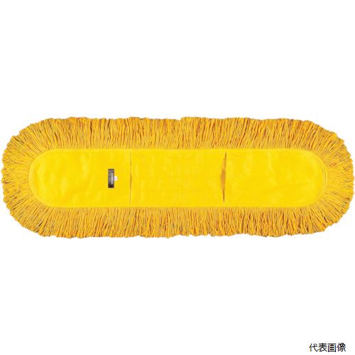 【特長】 ●吸着剤の力で掃く・拭く・磨くを一度にこなします。 【用途】 ●床清掃用モップ替え糸として。 ●事務所、店舗、学校、工場の床清掃に。 【仕様】 ●幅(mm)：1100 ●適合本体：CL-330-090-0 ●色：黄 ●サイズ(mm...