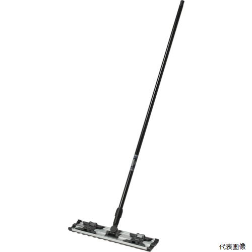 【特長】 ●ワンタッチで替えシートの取り替えができます。 ●薄型アルミヘッドで軽量です。 ●クリップで替えシートをしっかり固定できます。 【用途】 ●事務所、店舗、工場、倉庫などの床清掃時に。 【仕様】 ●幅(mm)：456 ●長さ(mm)...