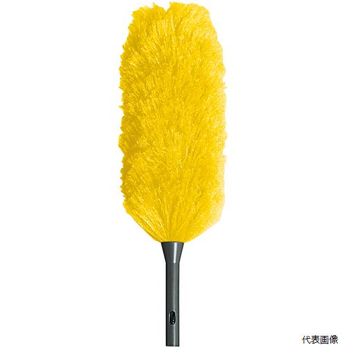 【特長】 ●静電気を発生させてホコリを吸着しながら、手軽にお掃除できます。 【用途】 ●手の届かない高所のお掃除に。 【仕様】 ●長さ(mm)：480 ●色：イエロー ●サイズ(mm)：長さ約503 【材質／仕上】 ●柄：ABC樹脂 ●パイ...
