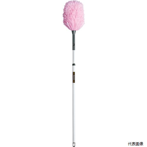 【特長】 ●伸縮ハンドルとヘッドが脱着できます。 【用途】 ●手の届きにくい高所のお掃除に。 【仕様】 ●長さ(mm)：1024〜1540 ●色：ピンク ●全長(mm)：1024〜1540 【材質／仕上】 ●伸縮柄：スチールパイプにAAS樹...