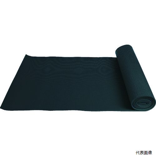 【特長】 ●立ち作業の足元に敷く疲労軽減マットです。 ●クッション性に優れた厚みのあるマットです。 ●グリップ力にも優れ、棚上の滑り止めとしてもご利用いただけます。 【用途】 ●足元の滑り止め。 ●棚上の滑り止め。 【仕様】 ●色：ブラック...