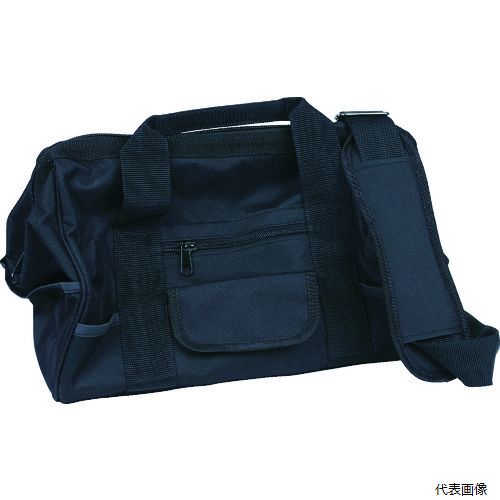 【特長】 ●外側にファスナーがついており、名刺やキーなどの収納に便利です。 ●耐久性に優れています。 【用途】 ●電気工事および各種修理工事に。 【仕様】 ●色：ブラック ●幅(mm)：390 ●奥行(mm)：230 ●高さ(mm)：260...