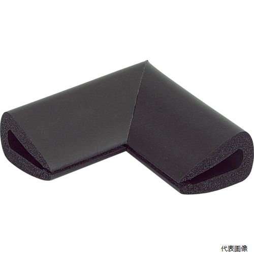 【特長】 ●非常に柔らかく弾力性に優れた素材です。 ●耐摩耗性にも優れています。 ●コの字形状が各種鋼材のエッジ処理に適しています。 【用途】 ●鉄板、H型鋼、C型鋼の角の衝突対策に。 【仕様】 ●色：ブラック ●幅(mm)：18 ●長さ(...