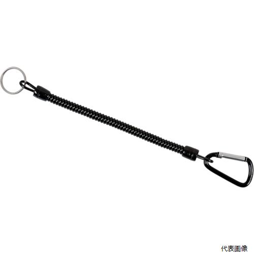 【特長】 ●簡易落下防止安全コードです。 【用途】 ●簡易落下防止に。 【仕様】 ●色：ブラック ●コード径(mm)：1.5 ●自然長(mm)：160 ●最大長さ(mm)：600 ●使用最大荷重(kg)：0.3 ●最大使用荷重：0.3kg ...