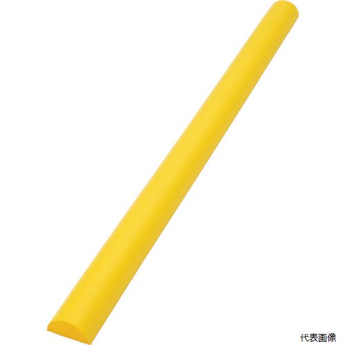 【特長】 ●ちぎれにくく、クッション性に優れた衝撃吸収材です。 【用途】 ●工場内の柱やぶつかりやすい箇所に。 【仕様】 ●色：イエロー ●幅(mm)：50 ●長さ(m)：0.9 ●厚さ(mm)：26 ●取付方法：貼付タイプ(両面テープ付属...