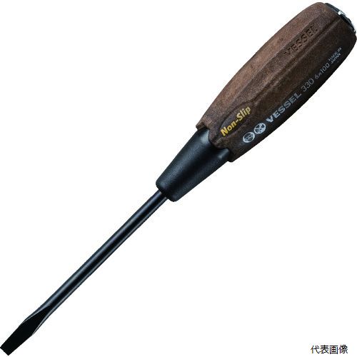 【特長】 ●軸が柄を貫通しているのでハンマーで叩いてネジを緩める使い方ができます。 ●粗い木肌が、抜群のノンスリップ効果を発揮します。 ●グリップに木粉を使用し、天然木材の手になじむ質感や肌触りを感じることができます。 ●油がついた手でも締...