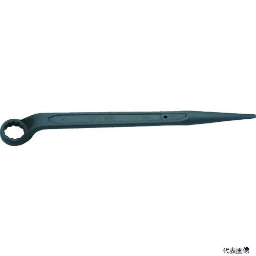 【特長】 ●首角度は70°です。 ●狭い場所や障害物の多い場所での使用に最適です。 ●シノ部は、ボルトの穴合わせに最適な円錐形状です。 ●安全ロープ取り付け穴を設けています。 ●パーカー仕上げです。 【用途】 ●土木・建築・橋梁・鉄塔関係の...
