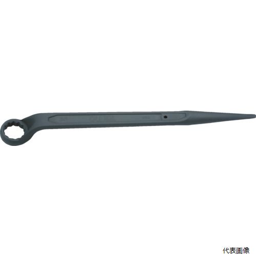 【特長】 ●首角度は70°です。 ●狭い場所や障害物の多い場所での使用に最適です。 ●シノ部は、ボルトの穴合わせに最適な円錐形状です。 ●安全ロープ取り付け穴を設けています。 ●パーカー仕上げです。 【用途】 ●土木・建築・橋梁・鉄塔関係の...