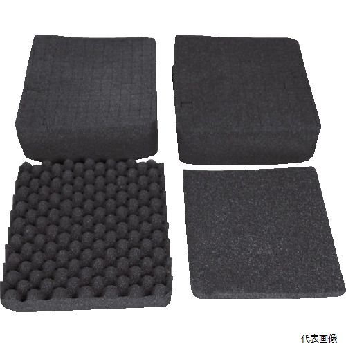 【特長】 ●波型ウレタン（軟質）と切れ目入ウレタン（硬質）の緩衝材が収納物を衝撃からしっかりガードします。 ●切れ目入ウレタンは収納物に合わせて抜き形状を簡単に作ることが可能です。 【仕様】 ●本体側ウレタンサイズ間口×奥行×高さ(mm)：...