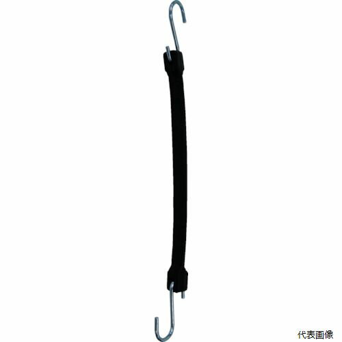 【特長】 ●両サイドにフックが付いてます。 ●フックが大きいため対象物に引っかけ易いです。 【用途】 ●荷物の仮固定などに。 ●荷物の仮固定等に。 ●色：ブラック ●幅(mm)：17 ●長さ(m)：0.381 ●厚さ(mm)：6.7 ●標準...
