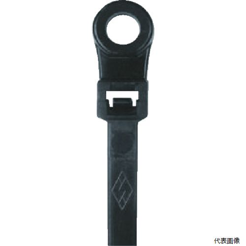 【特長】 ●結束したケーブルを壁に取り付けることが可能です。 ●ケーブルをすっきりまとめられます。 【用途】 ●ケーブルの結束。 ●結束したケーブルの取り付け。 【仕様】 ●色：黒 ●幅(mm)：4.5 ●長さ(mm)：200 ●厚さ(mm...