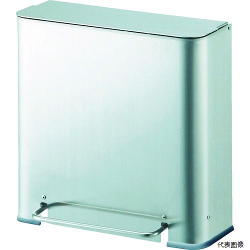 【特長】 ●立ったまま、不快な音を出さず楽に開閉ができるペダル式です。 ●静かに閉まるダンパー式で臭いを防ぐパッキン付の蓋です。 【用途】 ●トイレ用汚物入れに。 【仕様】 ●間口(mm)：315 ●奥行(mm)：154 ●高さ(mm)：3...