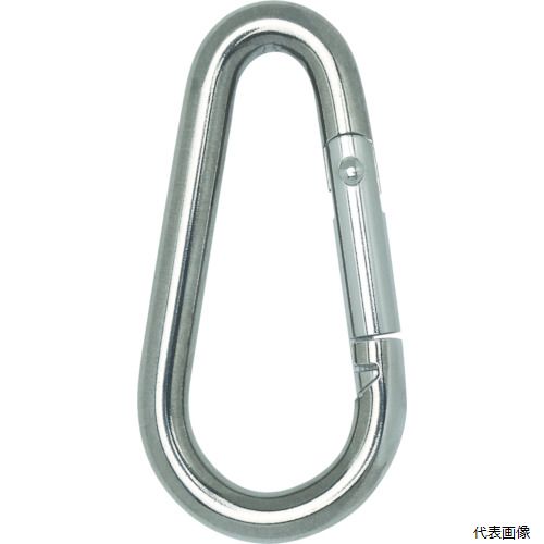 【特長】 ●国内製造の高品質なカラビナです。 ●手作業で最終調整をしているので、滑らかな開閉を実現しています。 ●素手にも優しい滑らかなバレル研磨仕上げです。 ●アルミ合金製に比べて耐摩耗性に優れています。 【用途】 ●チェーン・ワイヤ・ロ...
