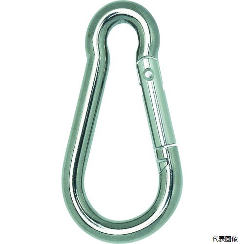 【特長】 ●国内製造の高品質なカラビナです。 ●手作業で最終調整をしているので、滑らかな開閉を実現しています。 ●素手にも優しい滑らかなバレル研磨仕上げです。 ●アルミ合金製に比べて耐摩耗性に優れています。 【用途】 ●チェーン・ワイヤ・ロ...